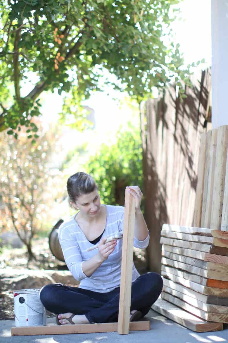 How to Paint Unfinished, Rough Wood and Furniture | SawsHub