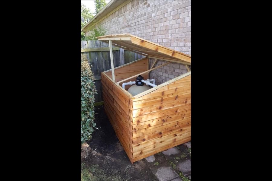 18 Best DIY Pool Equipment Enclosure Ideas SawsHub