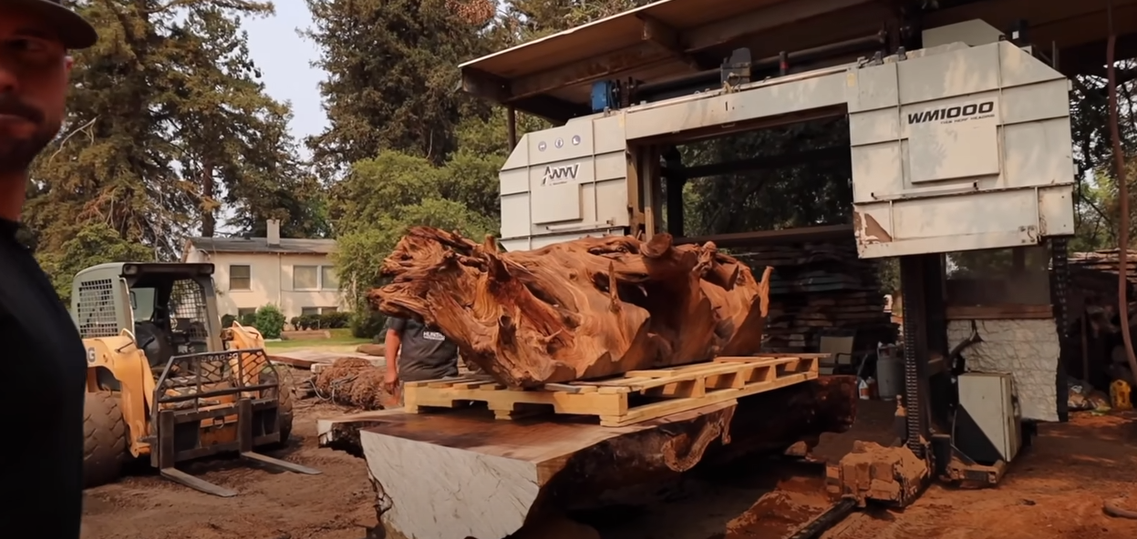 How One Woodworker Turned a 1,500 Year Old Redwood Tree Into a Stunning ...